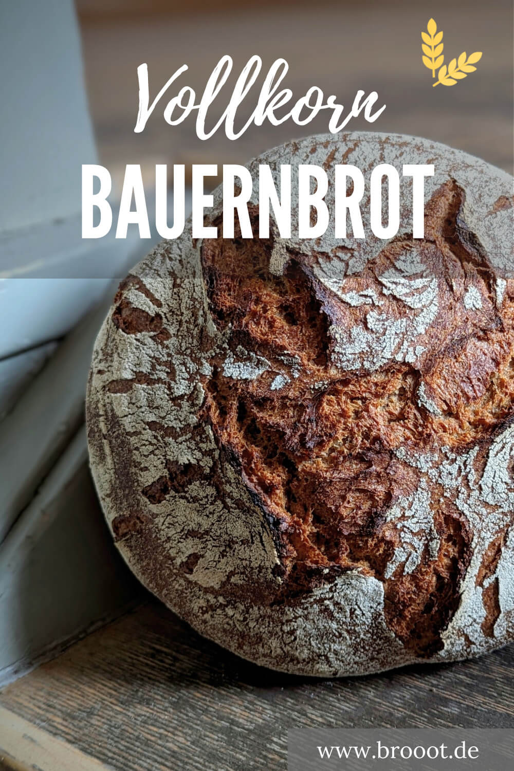 Vollkorn Bauernbrot Lecker mit Roggensauer und Altbrot