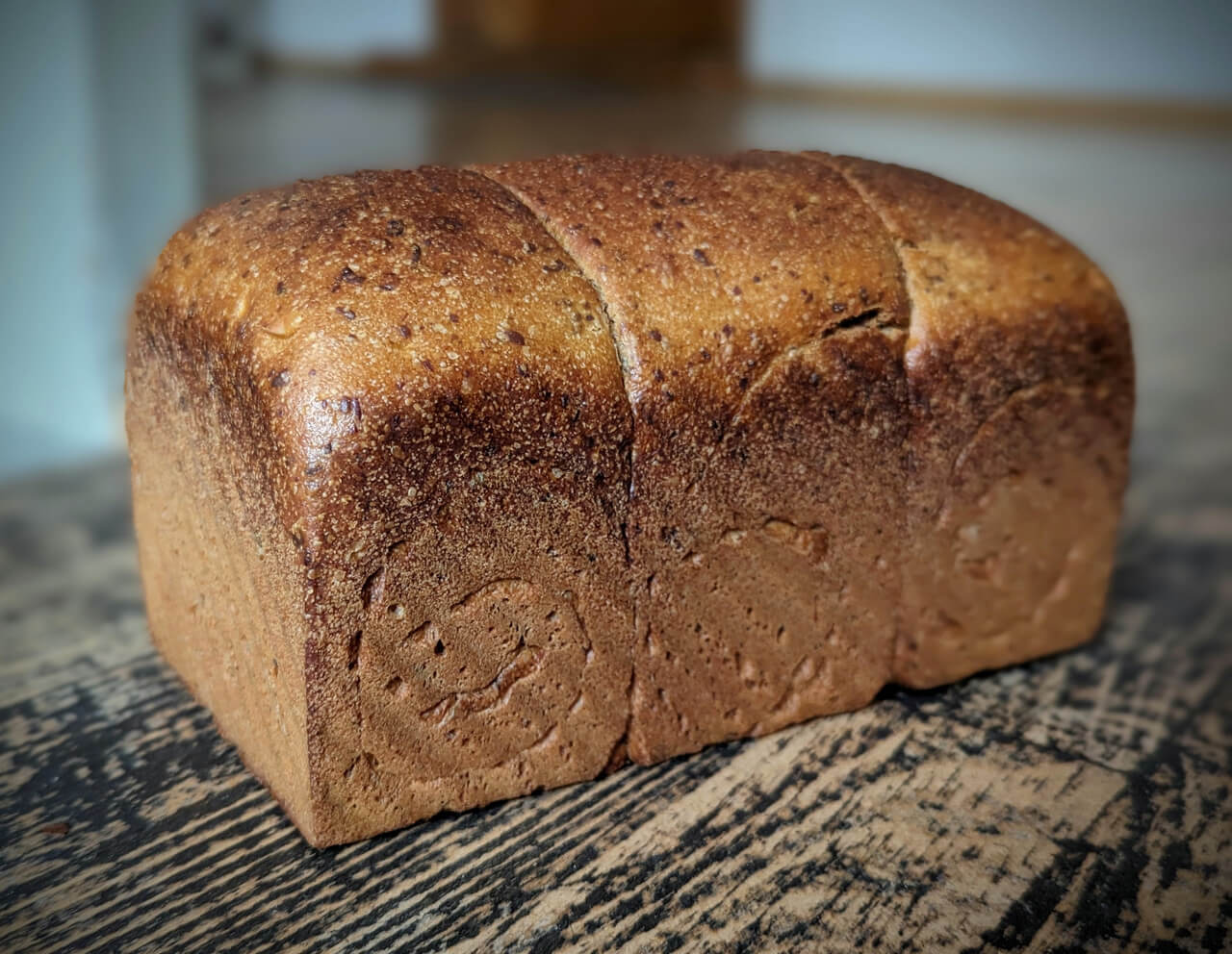 Leinsamen Dinkel-Toastbrot Mein einfaches Rezept