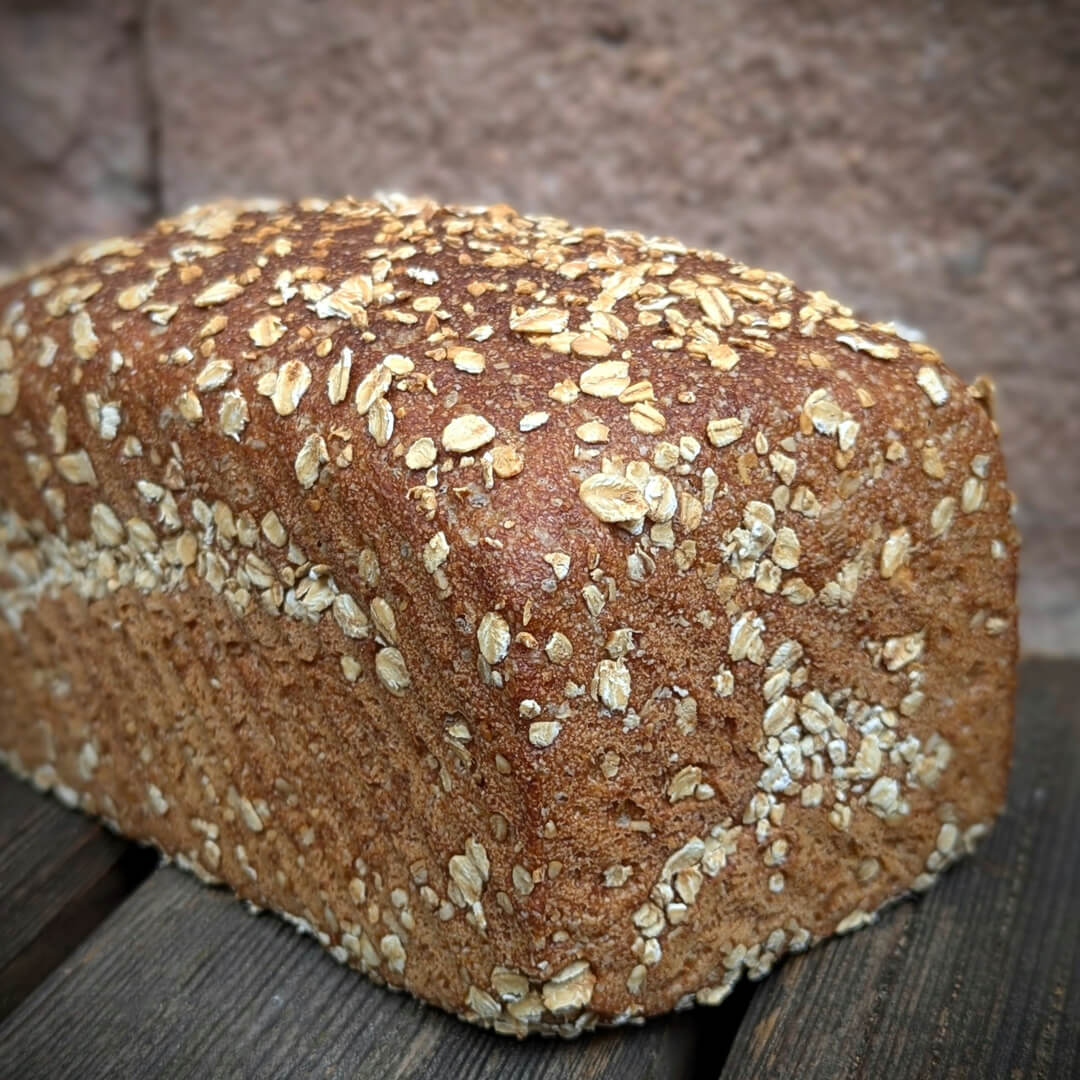 Vollkornbrot im Kasten Nur mit Hefe gebacken